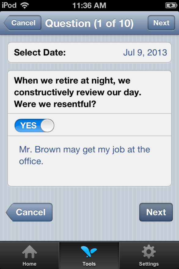 New Nightly Inventory Tool - My Spiritual ToolkitMy Spiritual Toolkit