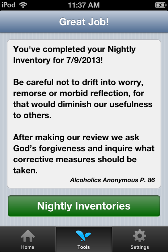New Nightly Inventory Tool - My Spiritual ToolkitMy Spiritual Toolkit